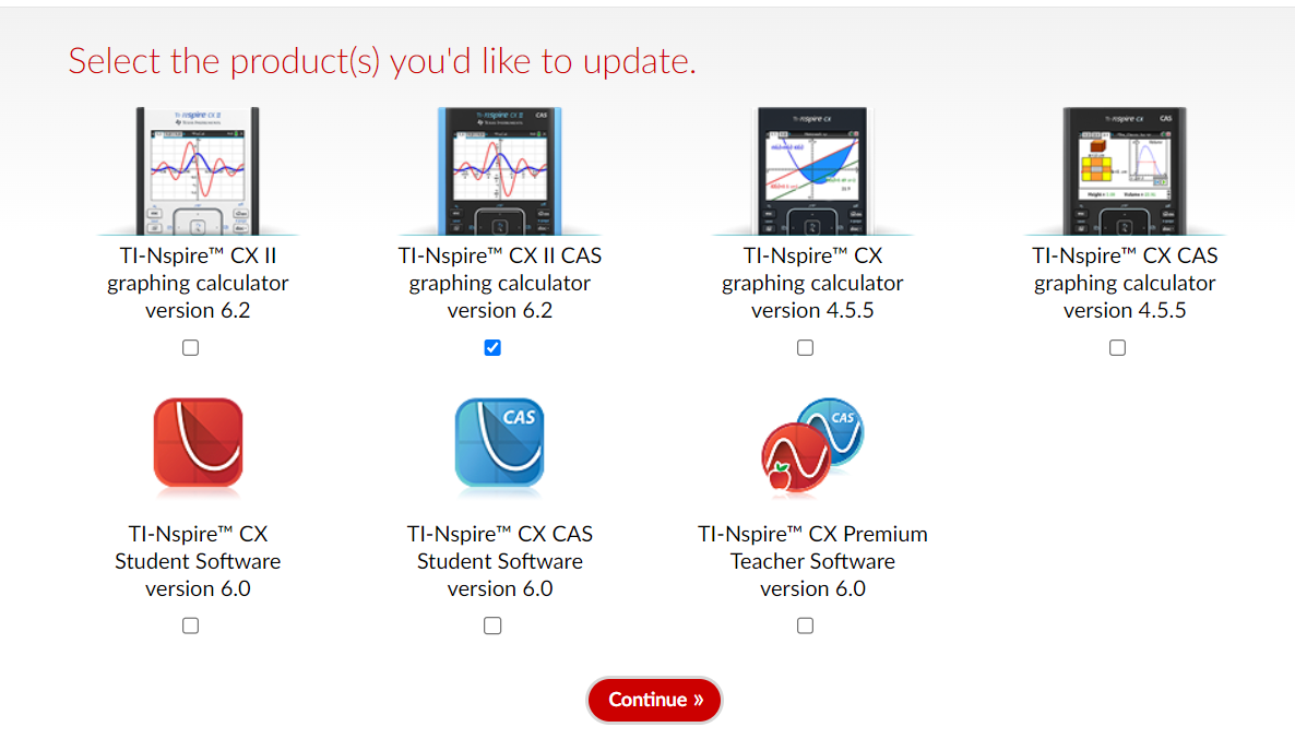 Updating your TI-Nspire CX II – CAS School