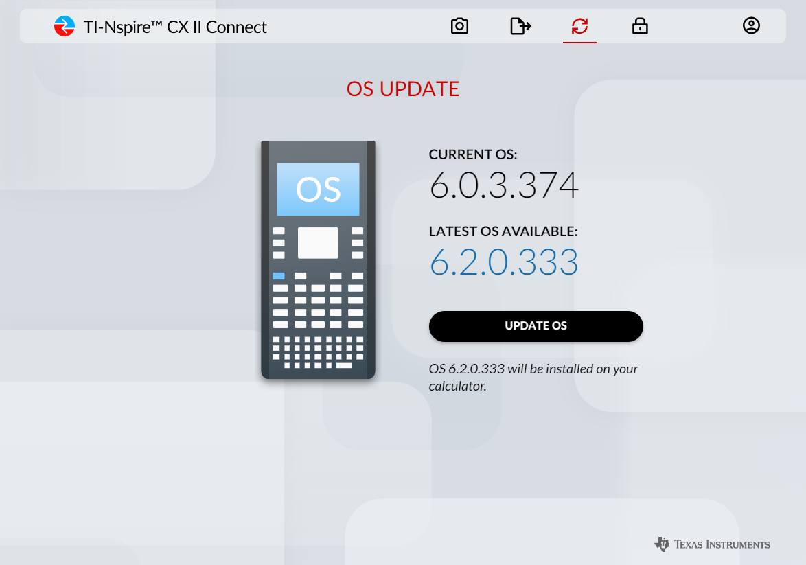 Updating your TI-Nspire CX II – CAS School