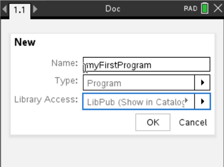 Making libraries on TI-Nspire CX – CAS School